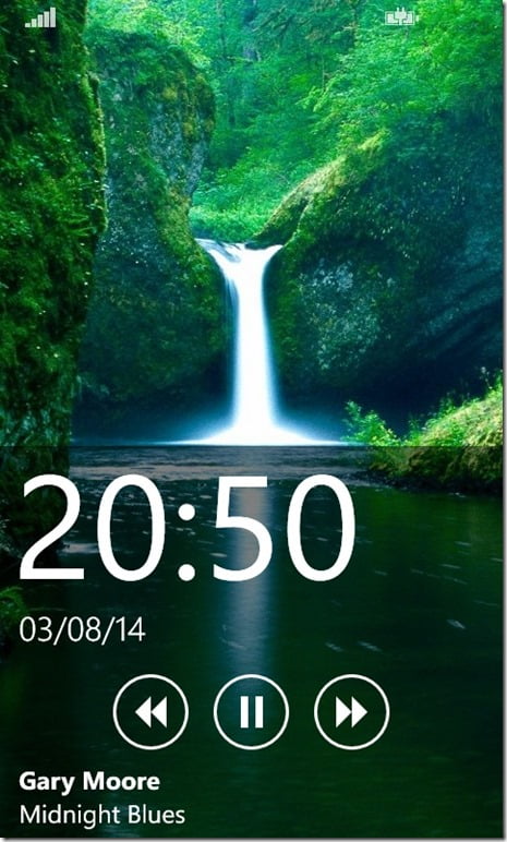 First Custom Lock Screen for Windows Phone 8.1 First Custom Lock Screen for Windows Phone 8.1